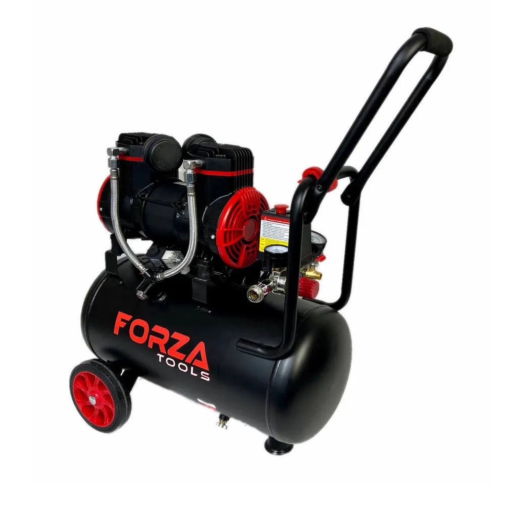 Forza Tools FT145024 1450W 24L Oil Free Trade Portable Air Compressor ...