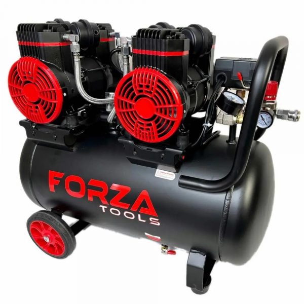 Forza Tools FT290050 2900W (2x 1450W) 50L Oil Free Trade Portable Air ...