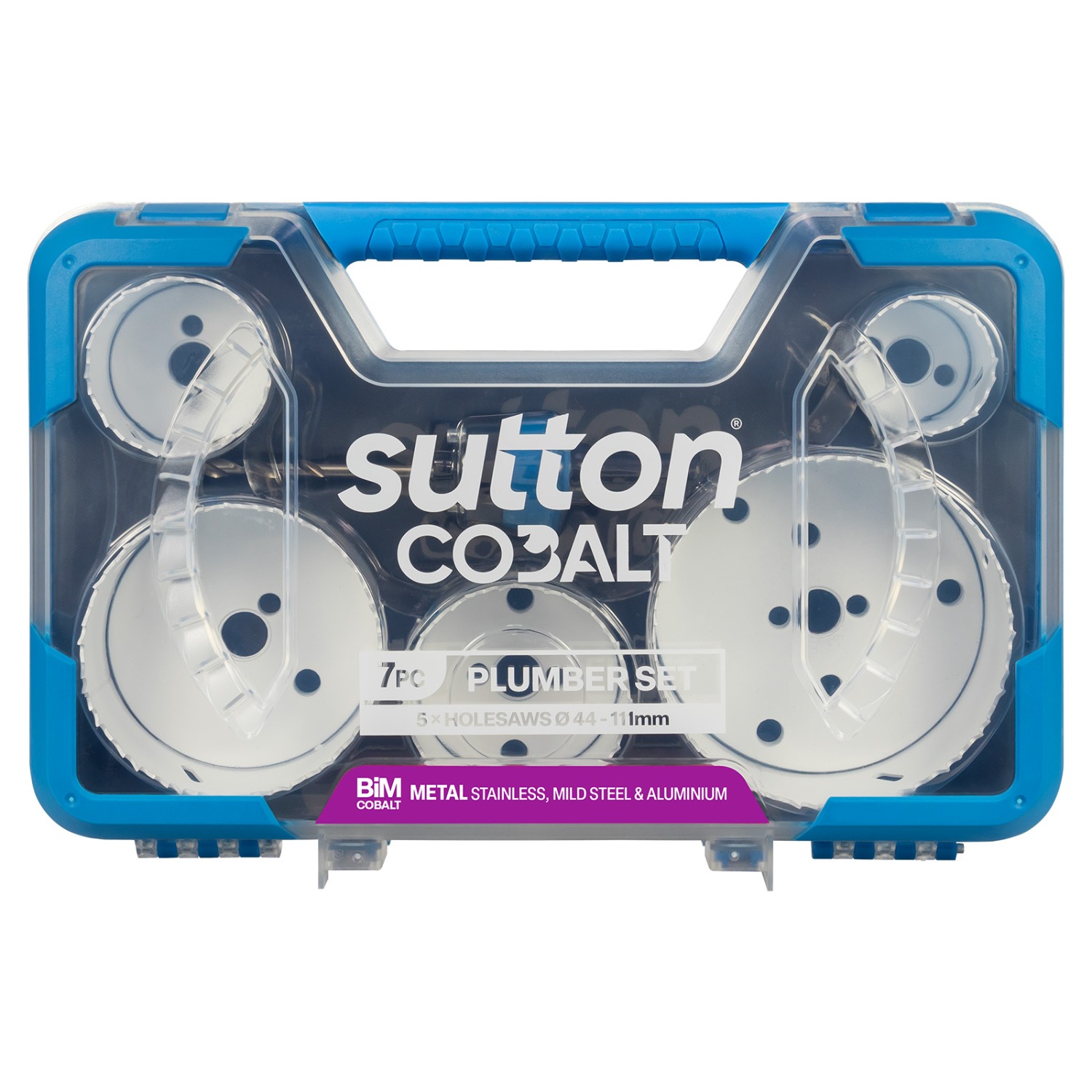 Sutton Tools H125SP07A Heavy Duty Bi-Metal Cobalt 5 Piece Plumber's ...