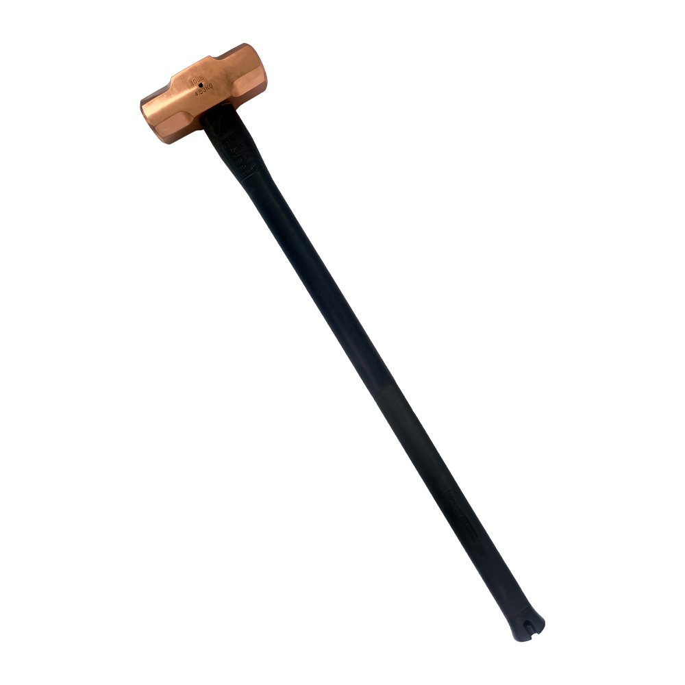 Mumme Tools 5HCFRH10 10lb Copper Hammer with Pinned Steel Core ...