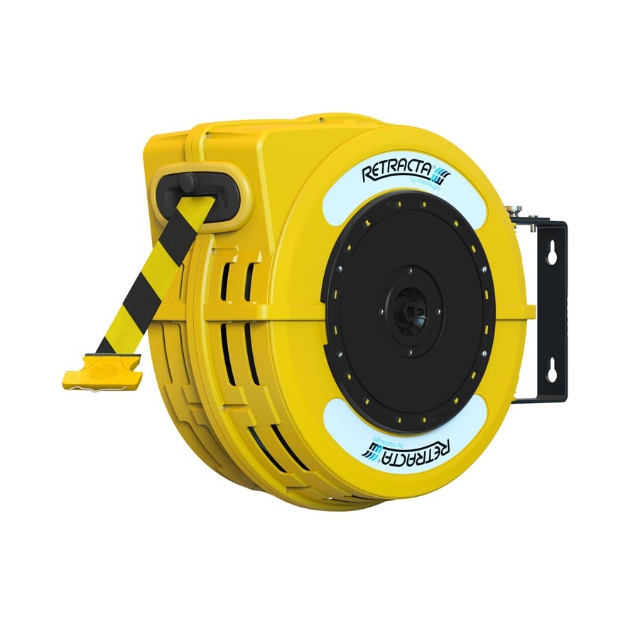 Macnaught C1BYB5025Y RETRACTA C1 Compact, Barrier Reel - Yellow/Black ...