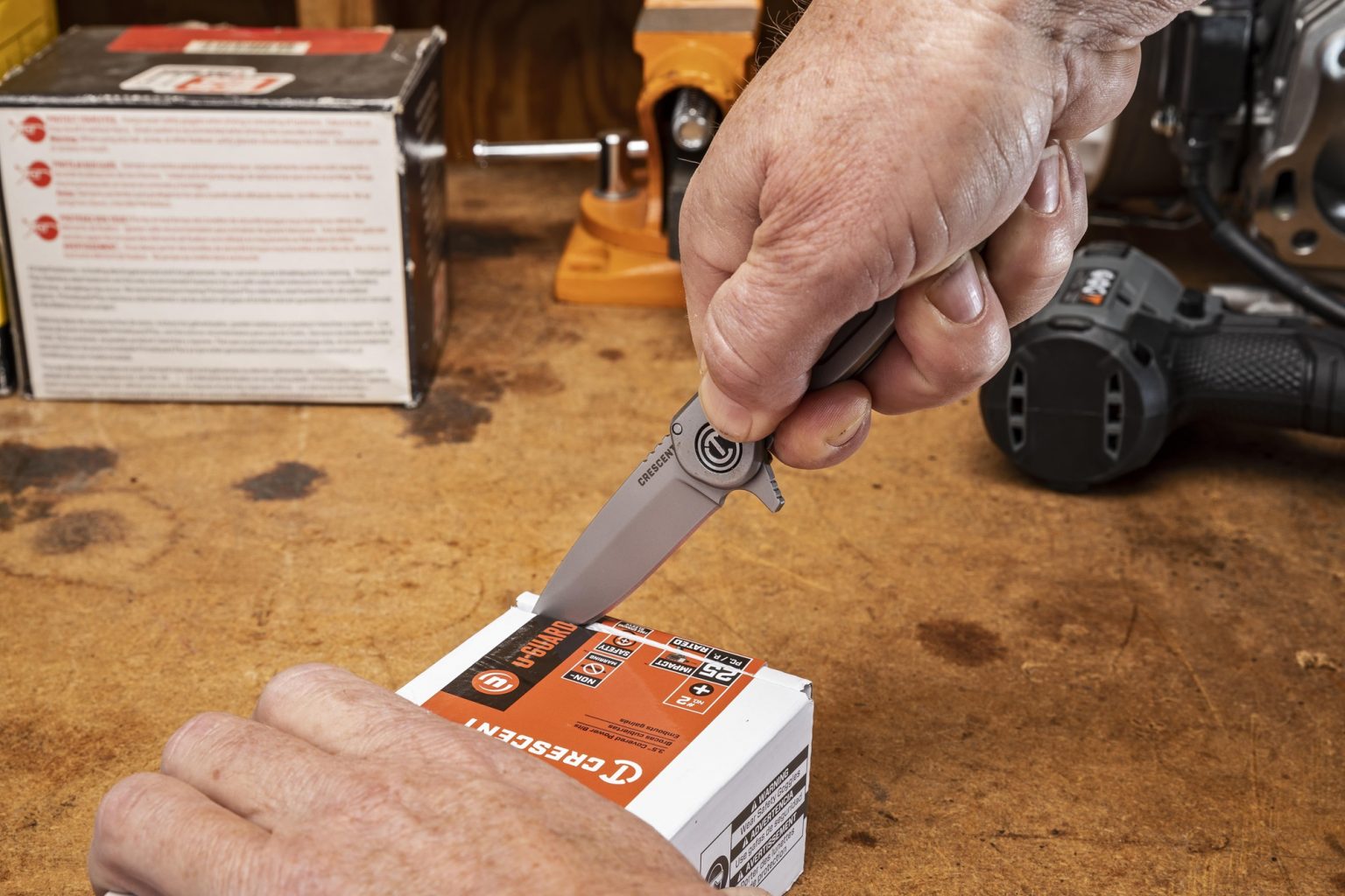 CRESCENT CPK258FL 2-1/2" Low Profile Pocket Knife - Knives, Knives ...