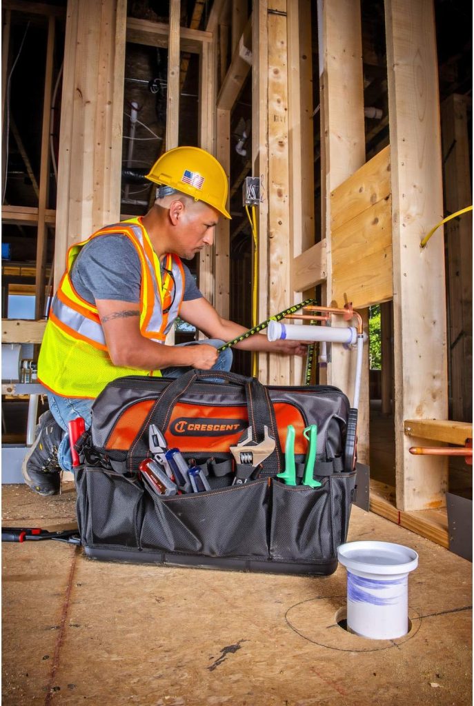 CRESCENT CTB2010N Heavy Duty 500mm 20" Contractor Tool Bag - Tool Bags, Tool Bags & Pouches ...