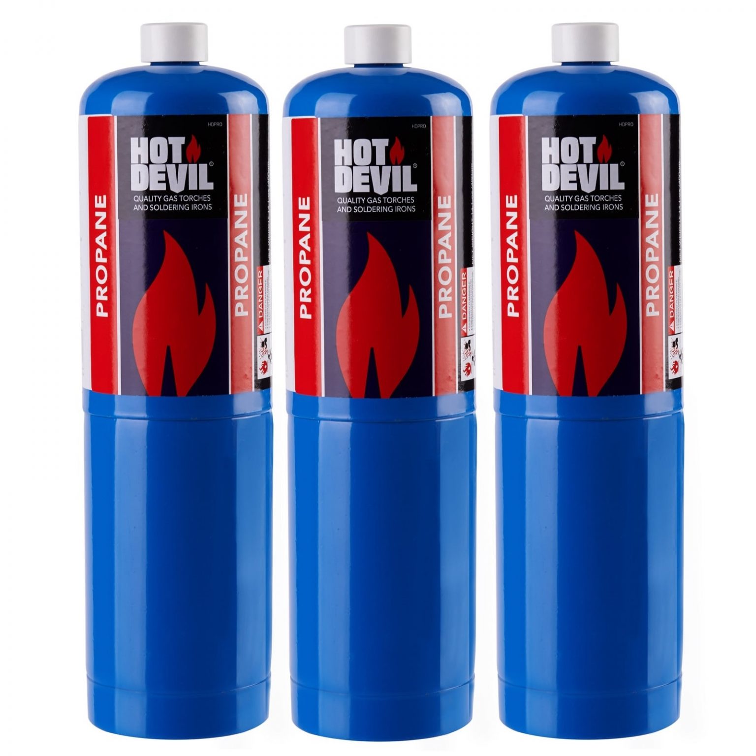 Hot Devil HDPP Propane Gas Cylinder 400g HDPRO - Value 3 Pack - Blow ...