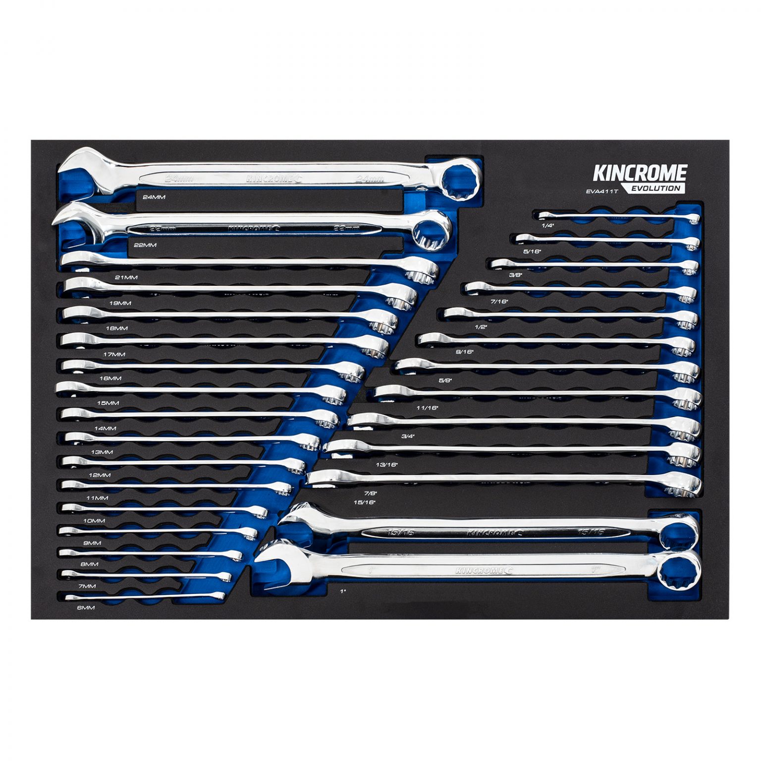 Kincrome P1705 EVOLUTION Chest Tool Kit 207 Piece 7 Drawer (26”) - Tool ...