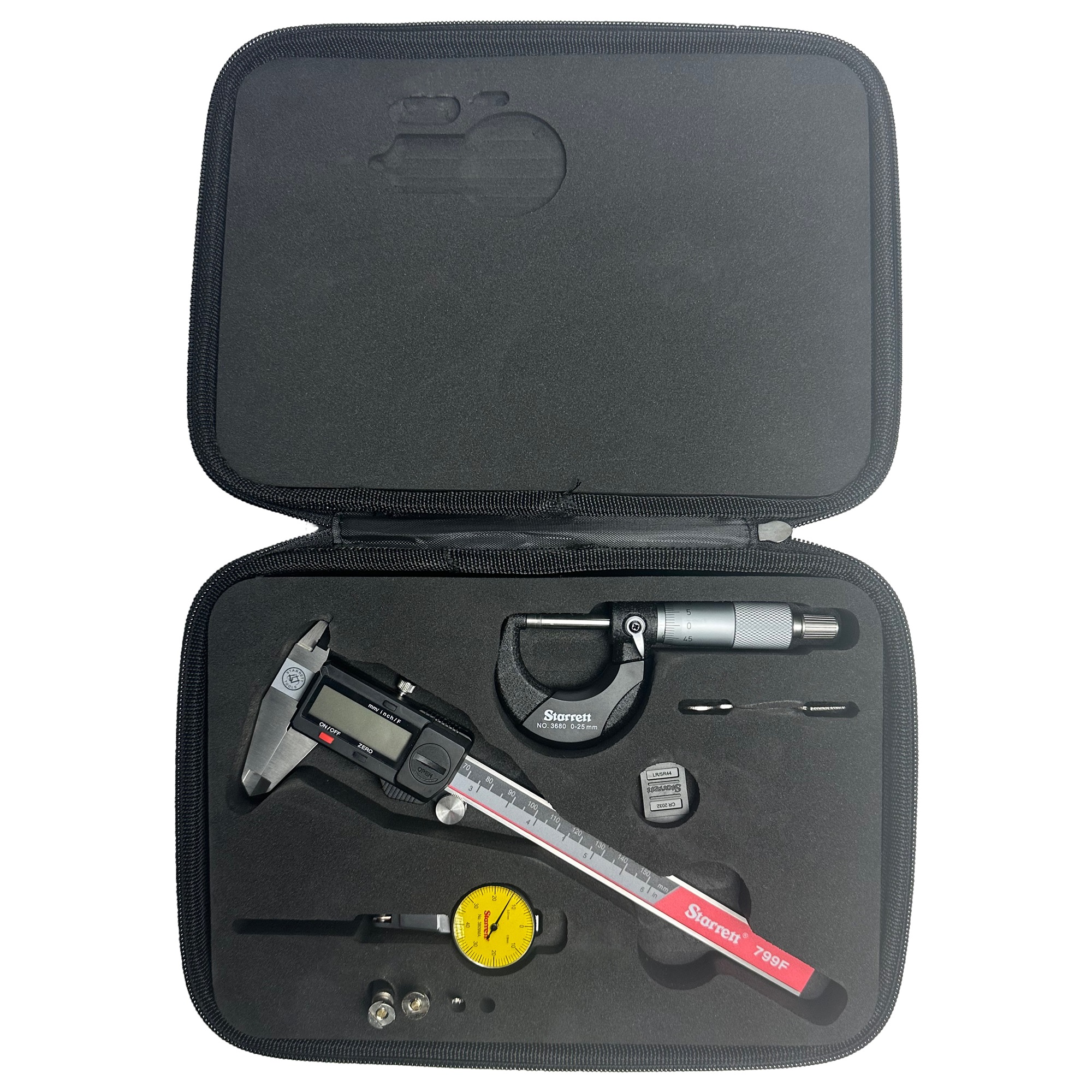 Starrett S9000N Apprentice Starter Precision Tool Kit, 3 Piece Set ...