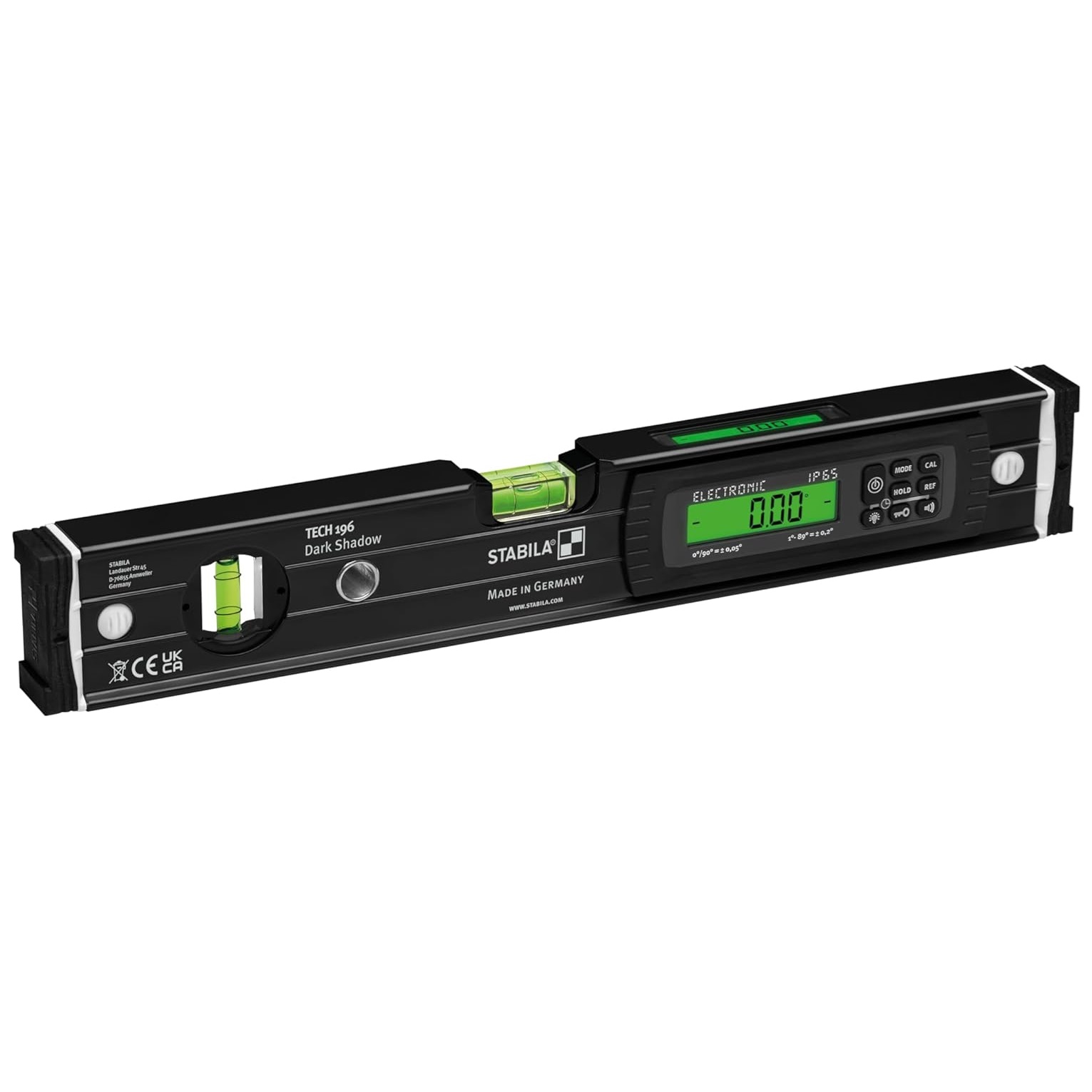 Stabila Dark Shadow 196-2 Electronic IP 65 40cm Digital Spirit Level ...