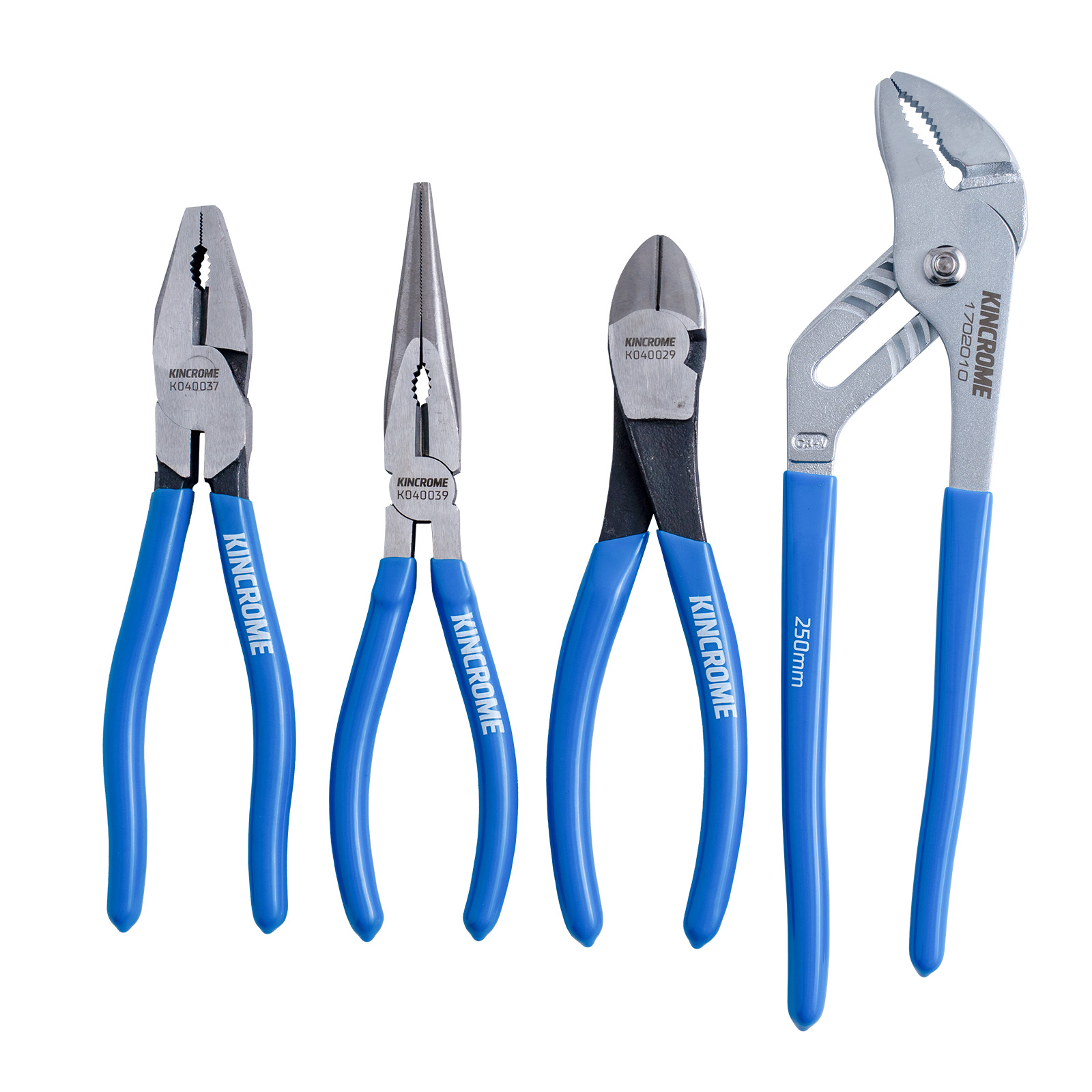 Kincrome K040064 4 Piece Vinyl Grip Pliers Set - Pliers, Pliers ...
