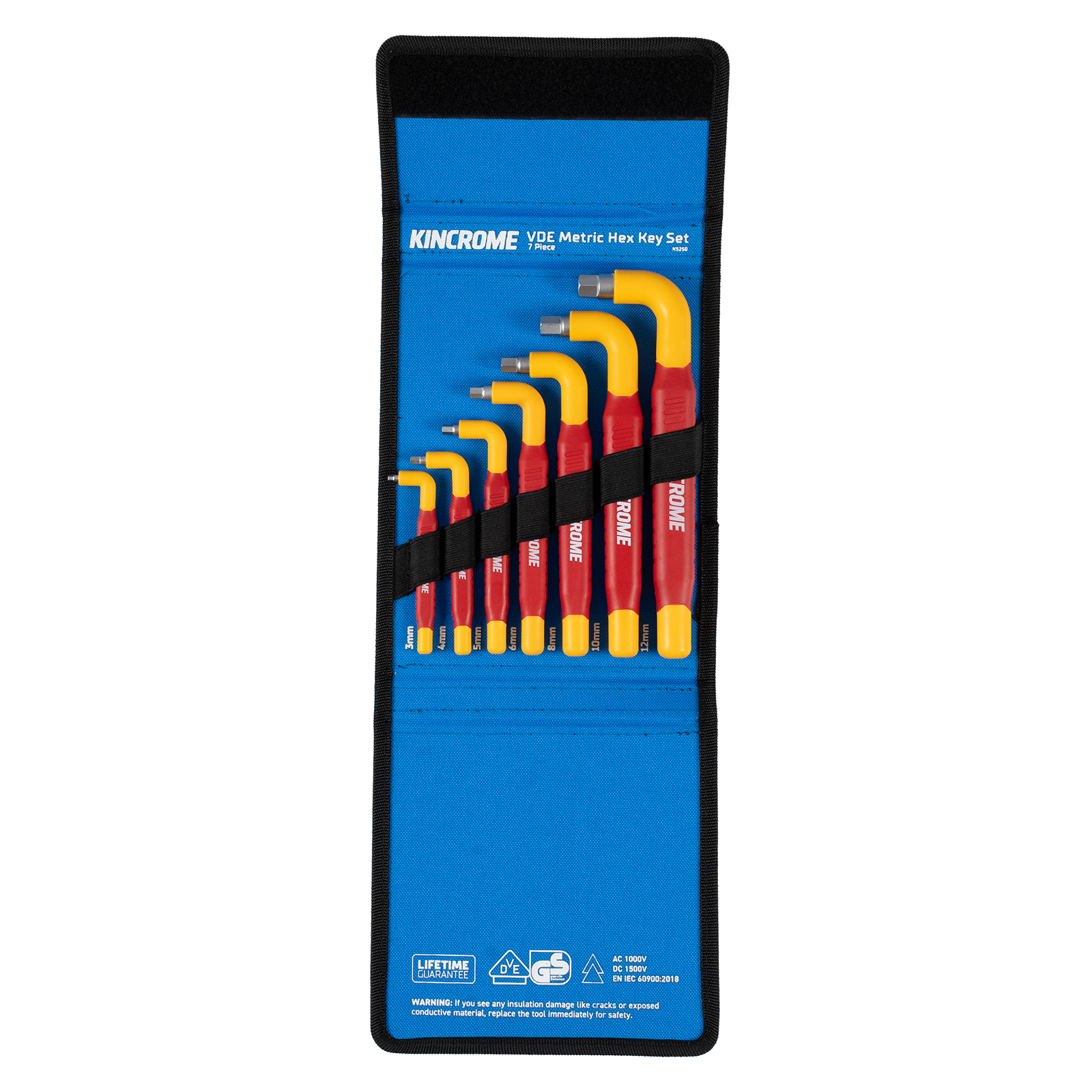 Kincrome K5250 VDE Hex Key Set 7 Piece – Metric - Hex & TORX Keys, Hex ...
