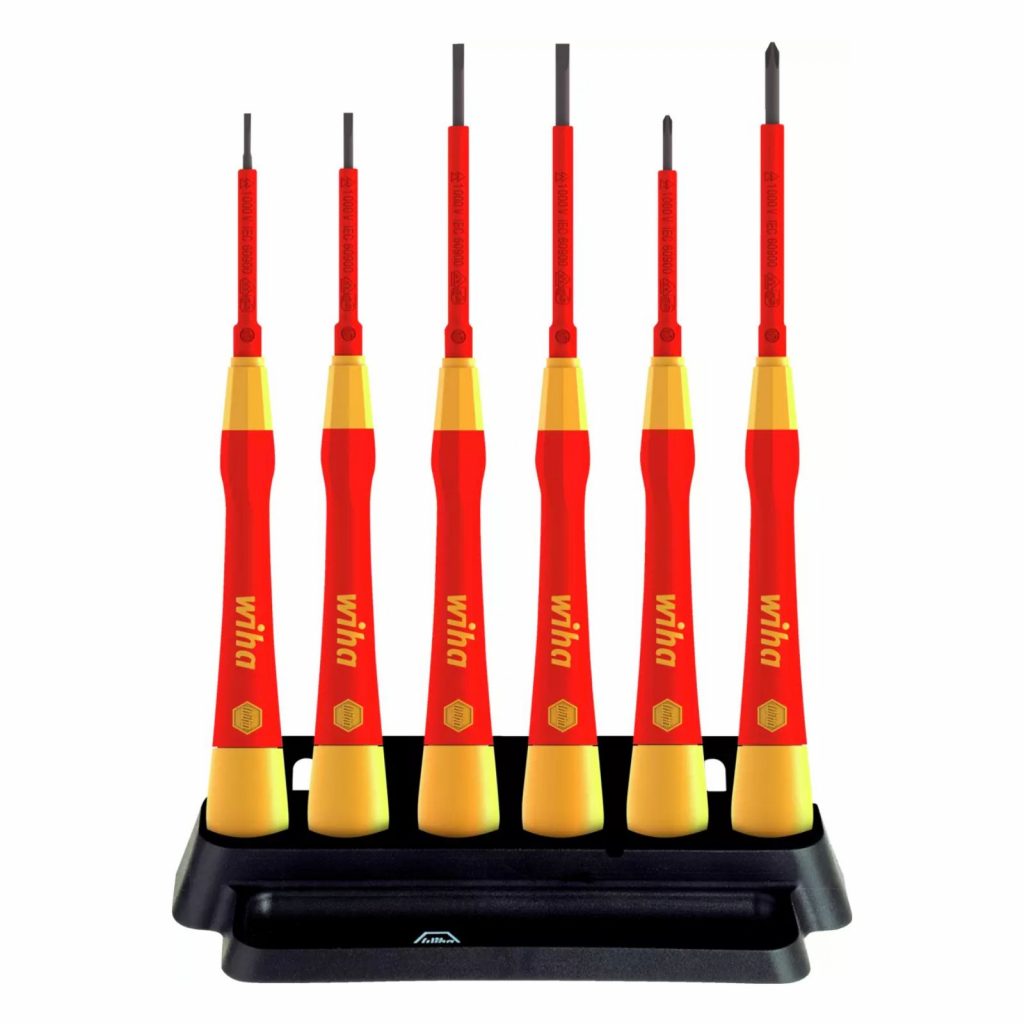 Wiha 42989 PicoFinish® Electric, Fine Electrician’s Screwdriver Set VDE ...